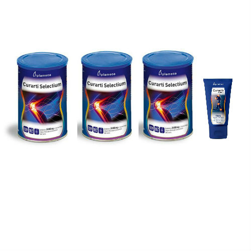 Pack 3 Curarti® Selectium con Cremigel, Plameca - El Búho Verde.es
